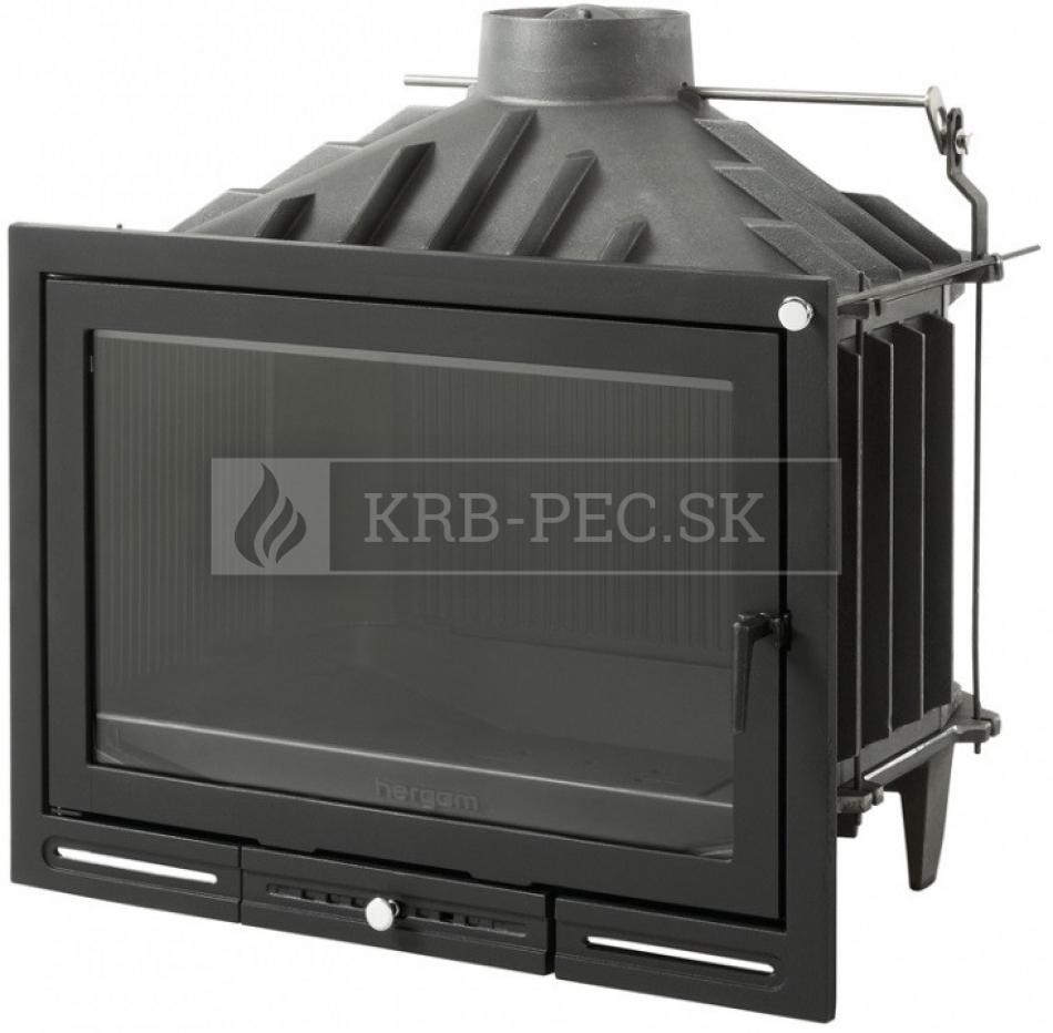 Hergóm HGB-70 liatinová krbová vložka v čiernom prevedení