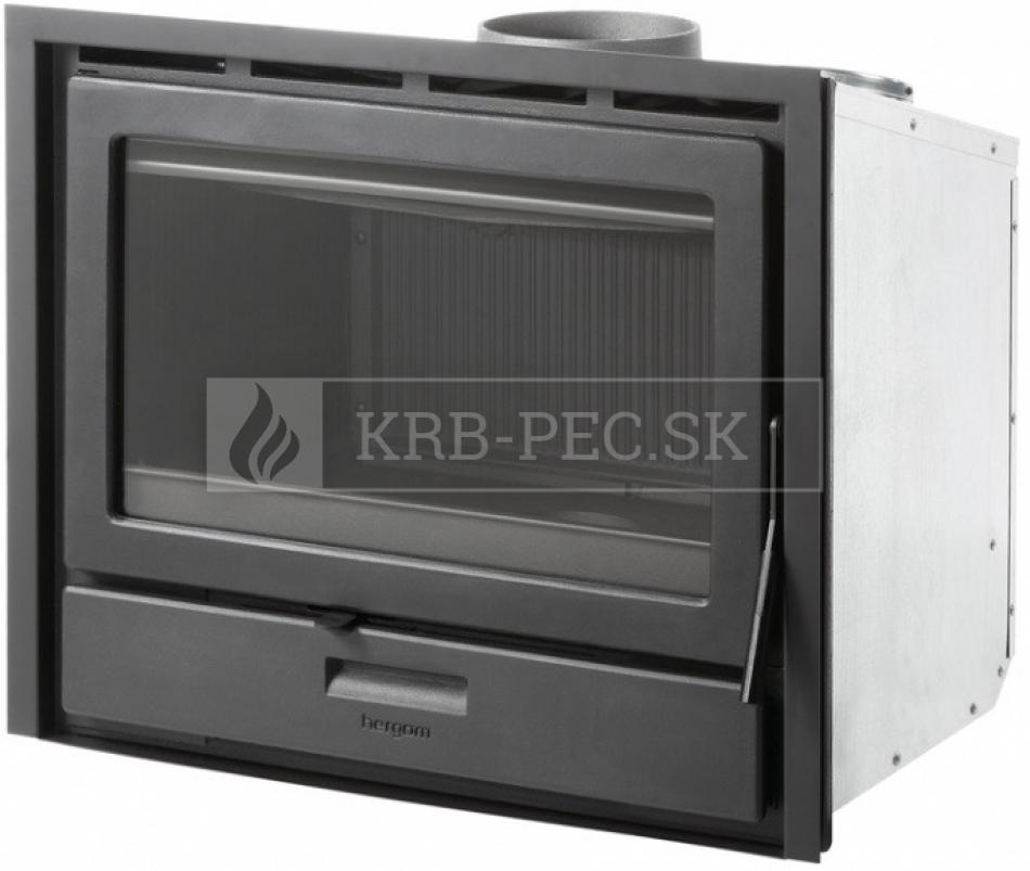 Hergóm C-12 liatinová krbová vložka s ventilátormi v ...