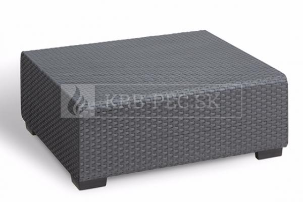 Keter Salta záhradný stôl grafitový krb-pec