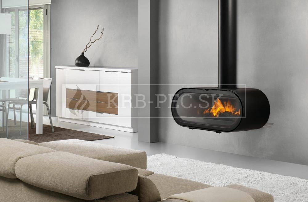 Rocal D-8 moderné oceľové krbové kachle | Krb-pec.sk