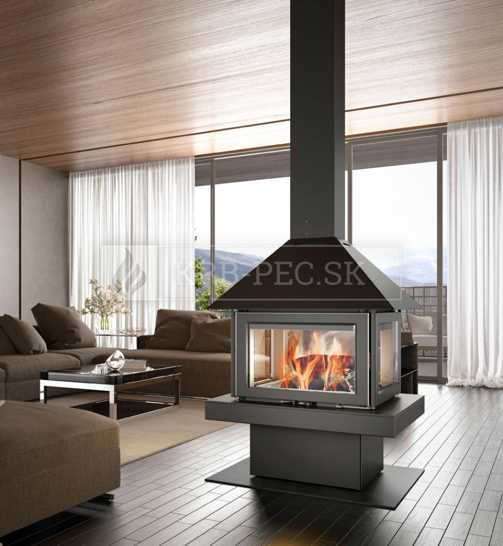 Rocal Giselle-90 moderné krbové kachle z ocele | Krb-pec.sk ...